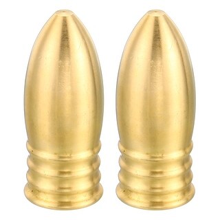 2pcs M10 Thread Lamp Finial Cap Knob Brass Lamp Shade Harp Top Screw ...