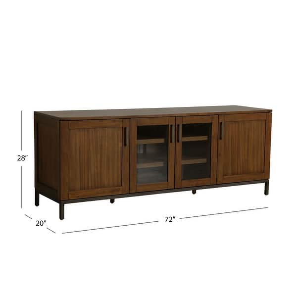 Abbyson Marty 72 Inch Wood Media Console - 72 Inch - Bed Bath & Beyond ...