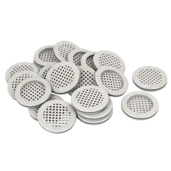 Gray Computer Case Cabinet Air Vent Ventilation Cover 33mm Dia 20pcs ...