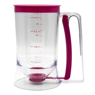 Batter Separator Pancake Dispenser with Measuring Label and Squeeze ...
