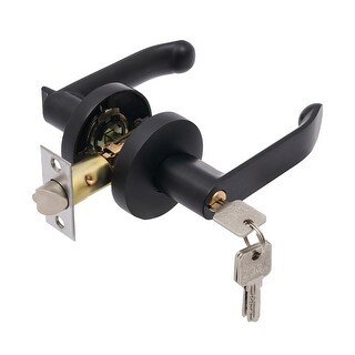 2-Pack Heavy Duty Privacy Door Levers with Keys - Bed Bath & Beyond ...