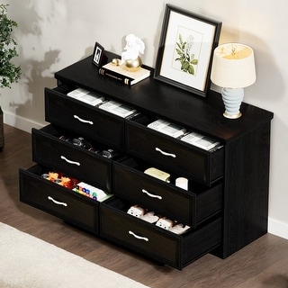 Modern 6-Drawer Chest, Clothes Organizer for Bedroom, Living Room ...