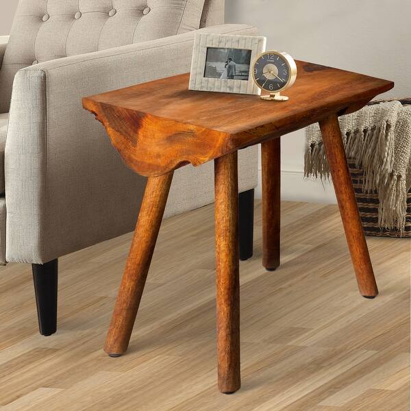 log end table top