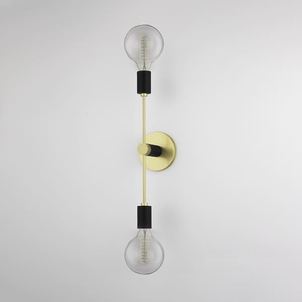 Mitzi by Hudson Valley Astrid 2-light Aged Brass Wall Sconce - 18 ...