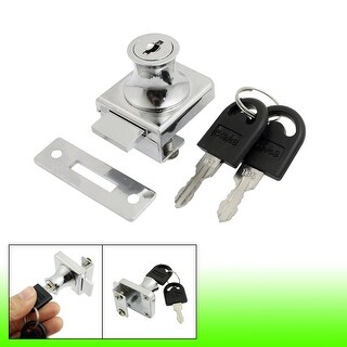 9.5mm 3/8" Spare Parts Cabinet Display Case Glass Door Lock w 2 Keys ...