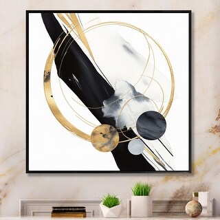 Designart "Marble Painting Textured Iii" Abstract Marble Framed Wall ...