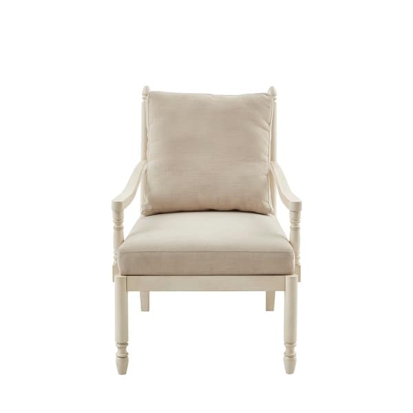 Braxton Cream Accent Chair by Martha Stewart - On Sale - Bed Bath ...