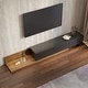 Modern Extendable TV Stand, Solid Wood Media Console for Up to 100 Inch ...