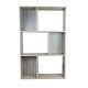 Slide Logic 4 Tier Dual-Use Asymmetric Bookcase/Console - Bed Bath ...