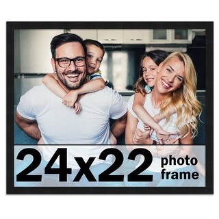 24x22 Frame Black Picture Frame - Complete Modern Photo Frame Includes ...