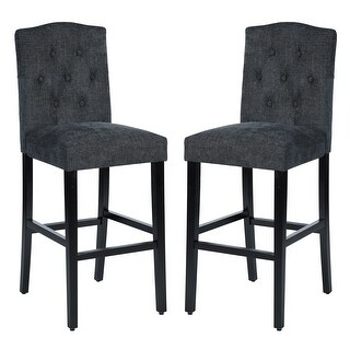 Traditional Upholstered high stools dining chair Set of 2 - Bed Bath ...