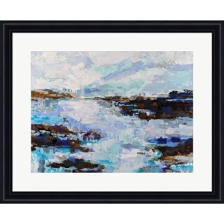 Jeanette Vertentes 'Abstract Marsh' Framed Art - Bed Bath & Beyond ...