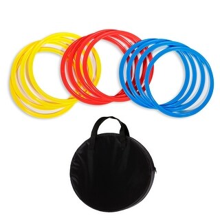 Trademark Innovations Speed & Agility Training Rings (Set of 12) - Bed ...