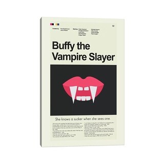 iCanvas "Buffy The Vampire Slayer" by Prints and Giggles by Erin ...