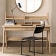 Wood Computer Desk with Hutch, Home Office Writing Desk for Bedroom ...
