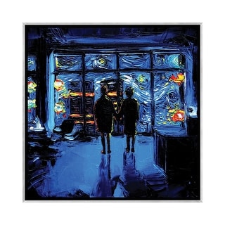 iCanvas "Van Gogh Never Watched The World Burn" by Aja Trier Framed ...