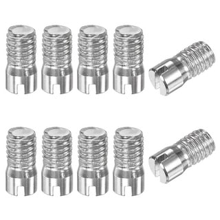 Slotted Pin Dowel, Stainless Steel External Thread Locating Dowel ...