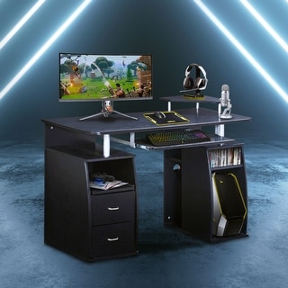 Complete Computer Workstation Desk With Storage Computer Desks - Bed ...
