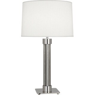 Robert Abbey S413 One Light Table Lamp Todd Polished Nickel w ...