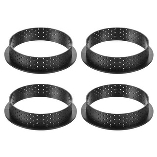 4pcs Cake Mold Rings Round-Shape Mousse Circle Ring Mousse Circle ...