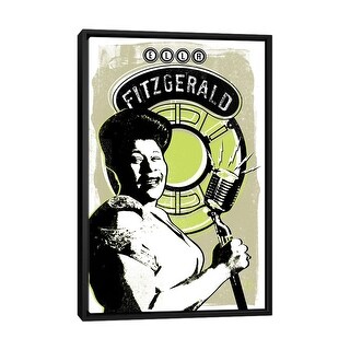 iCanvas "Ella Fitzgerald" by Elliot Griffin Framed - Bed Bath & Beyond ...