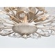 Flavia 4-light Crystal Beaded 9-Branch Semi-Flush Mount - 18 inches in ...