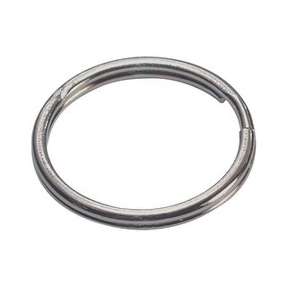 Hillman Fasteners 701286 Key Ring, Tempered Steel, Silver - Bed Bath ...