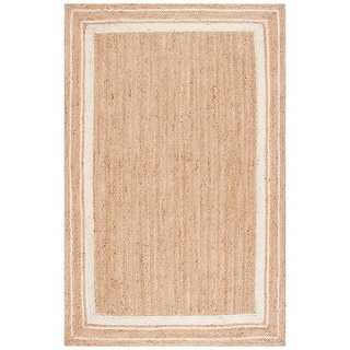 SAFAVIEH Handmade Flatweave Natural Fiber Dieuwertje Jute & Wool Rug ...
