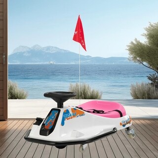 24V Brushless Drift Car for Kids, Ride-On Car with Bluetooth, Music ...