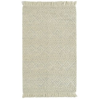 Mara Collection Ivory Square Indoor Throw Rug - Bed Bath & Beyond ...