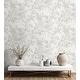 Seabrook Designs Alice Crane Toile Unpasted Wallpaper - Bed Bath ...
