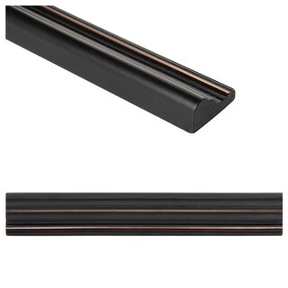 Trendy Metal Chair Rail Oil Rubbed Bronze 2"x12" ( Set of 5) - Bed Bath ...