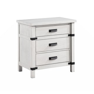 Loretta Modern Style 3-Drawer Night stand Made with Wood in Antique ...