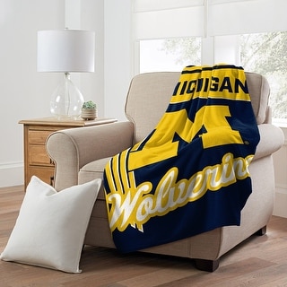 NCAA Michigan Wolverines 46" x 60" Microfiber Throw Blanket - Bed Bath ...