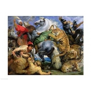 The Tiger Hunt Poster Print By Peter Paul Rubens (24 X 18) - Bed Bath ...