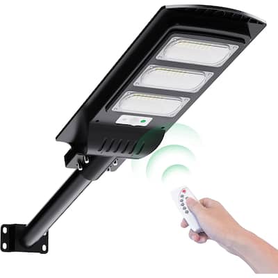 2-Pack Solar Street Lights Outdoor, Motion Sensor Dusk to Dawn Lights ...