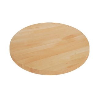 Commercial Solid Wood Tabletop with Support Bars for Indoor Use - 30"W ...