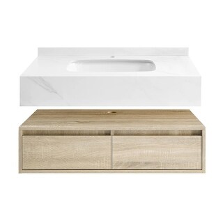 Swiss Madison SM-BV701 Avancer 22" Wall Mounted Single Basin Vanity ...