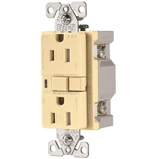Cooper Wiring TRAFCI15V-K GFCI Receptacles, 125 Volt, 15 Amps - Bed ...