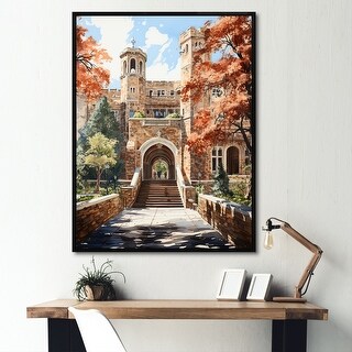Designart "Stanford University Extremely Detailed I" College ...