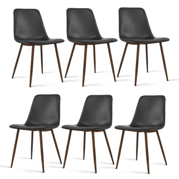Faux Leather Dining Chairs (Set of 6) - Bed Bath & Beyond - 36854558