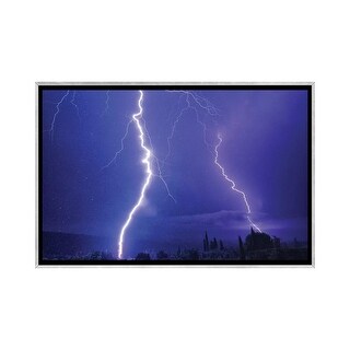 iCanvas "Lightning Strike" by Martin Steenhaut Framed - Bed Bath ...