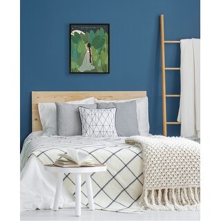 Kate and Laurel Sylvie Lady Forest Framed Canvas by Queenbe Monyei ...