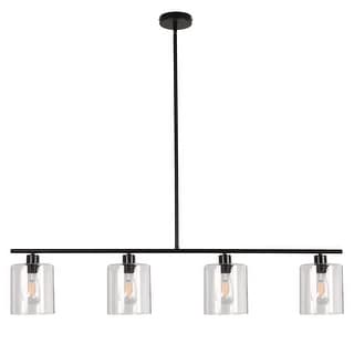 3-Light Pendant Light, Industrial Chandeliers with Glass Shades ...