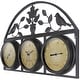 Infinity Instruments Jardin Indoor/Outdoor Clock/Thermometer/Hygrometer ...