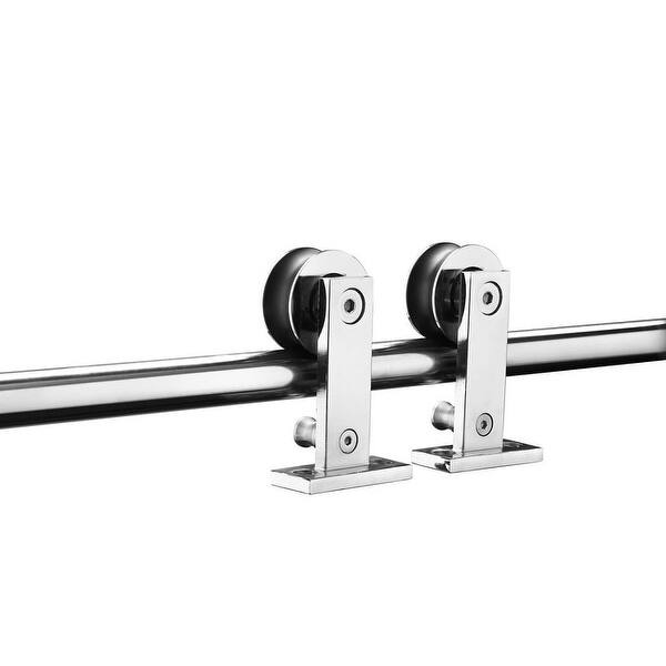 Zenova Barn door hanging rail 304 stainless steel sliding door rail ...