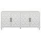Modern Wood 80" Console with with doors, TV Stand, Accent Cabinet ...