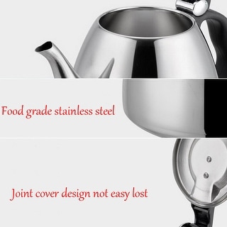 1.2L Kitchen Stainless Steel Flat Bottom Water Kettle Induction Cooker ...