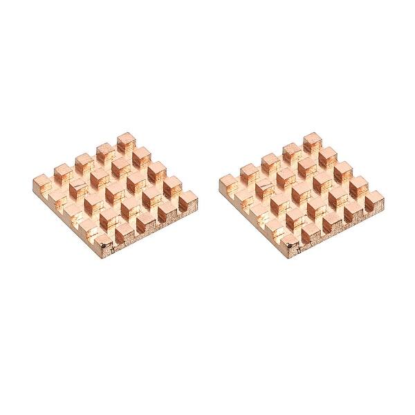 Heatsink Kit Pure Copper 9x9x3mm for IC MOS with Thermal Pads Pack of 2 - Gold Tone - Bed Bath ...