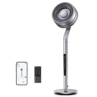 Pedestal Fan with Smart Control, Adjustable Height, DC Quiet Fans, 120 ...
